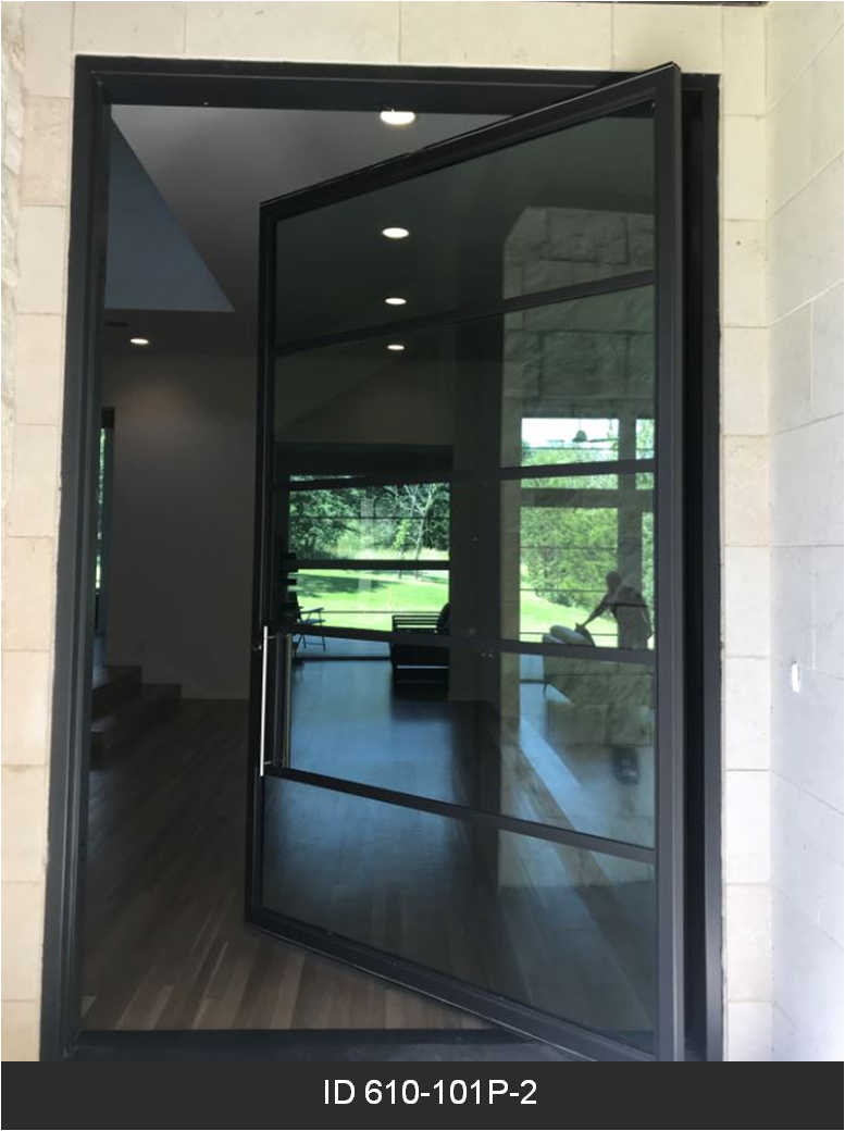 PIVOT IRON DOORS - D'HIERRO, Custom Steel Doors and Furniture Dallas, TX
